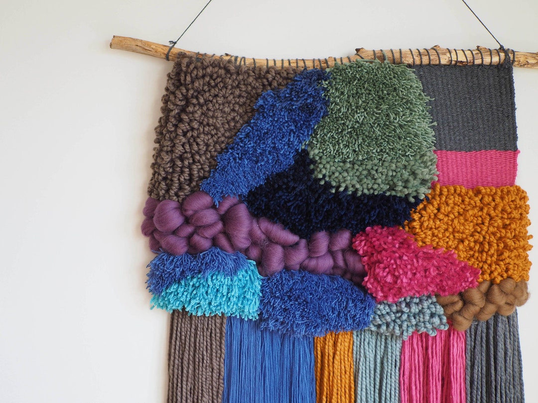 XXL LARGE Woven Wall Hanging, Weaving, Boho, Tapestry, Wool, Wall ...
