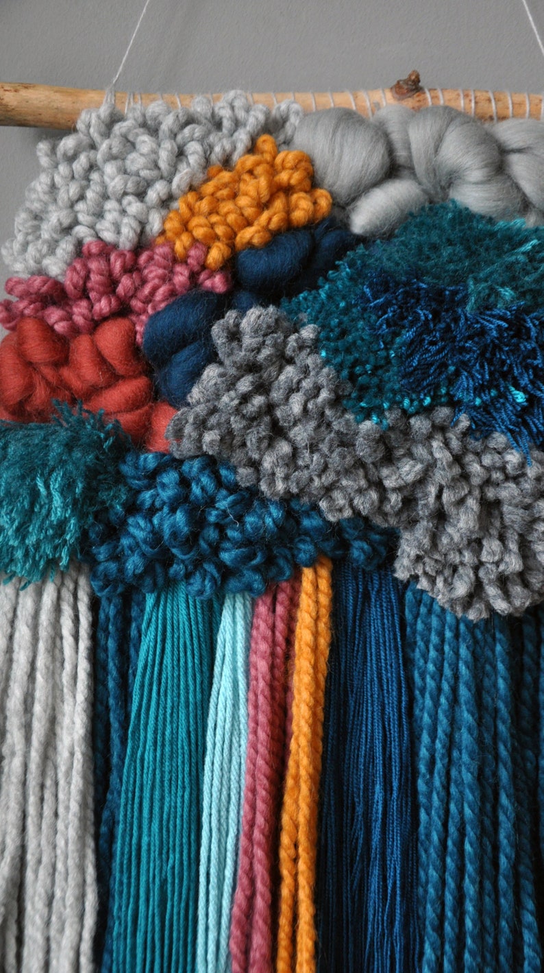 LARGE Weaving Boho Tapestry Wool Wall Weaving Woven Wall - Etsy