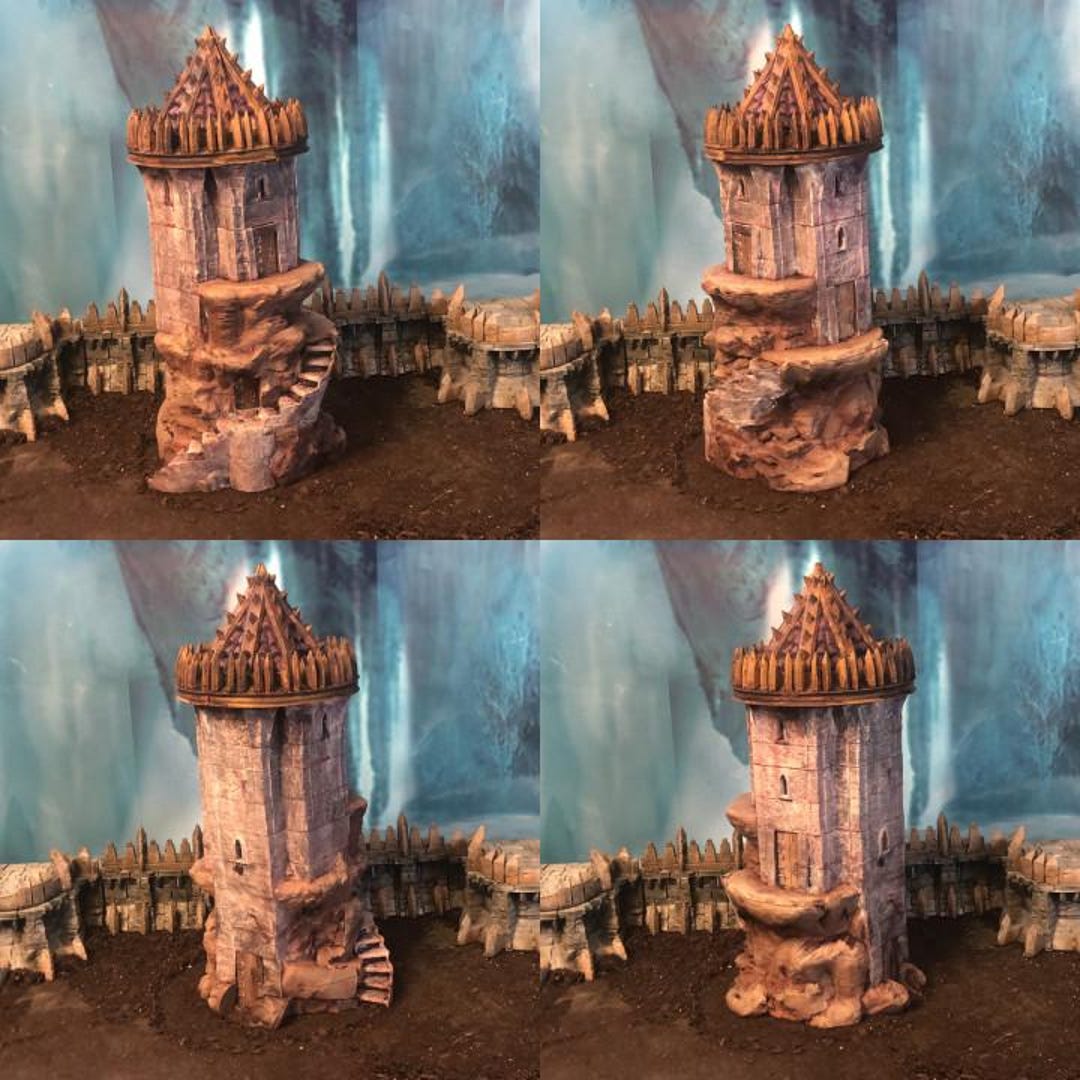 28mm Drow House by Gamescape3d for Dungeons and Dragons, Ttrpgs, or ...