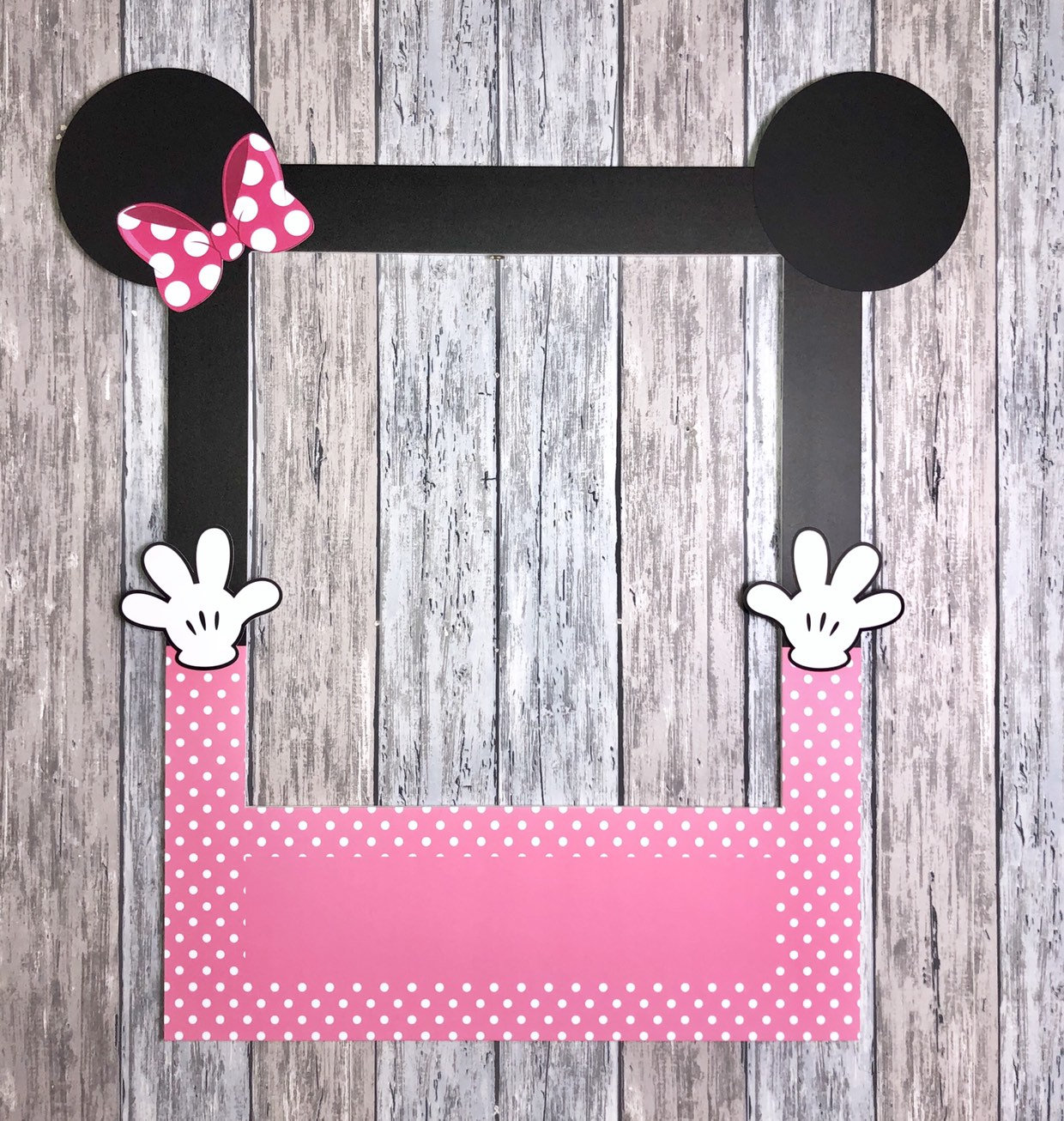 Cadre Photobooth anniversaire enfant thème Minnie - Etsy France