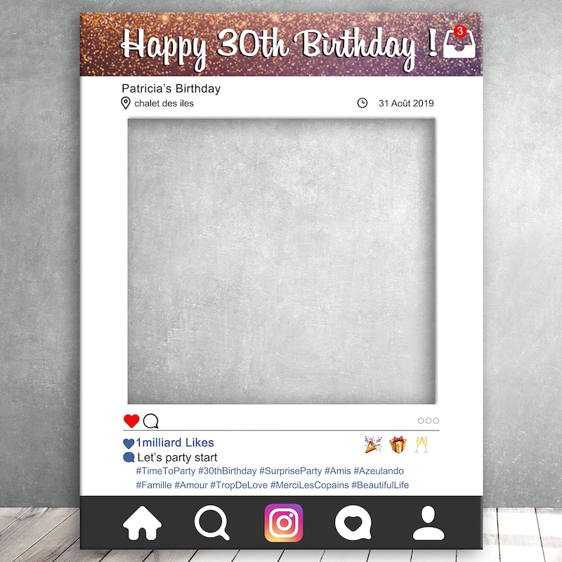 Cadre instagram - Etsy France