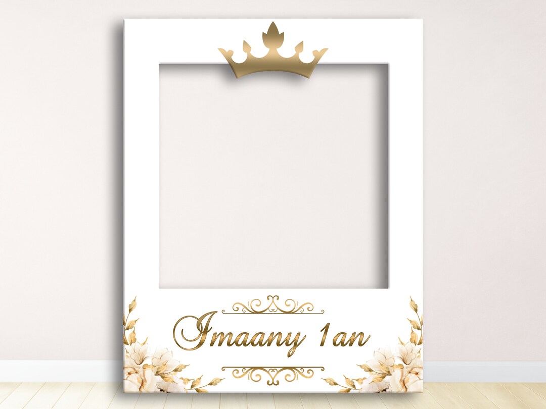 Birthday Photobooth Frame - Princess - Girl's Birthday - Etsy