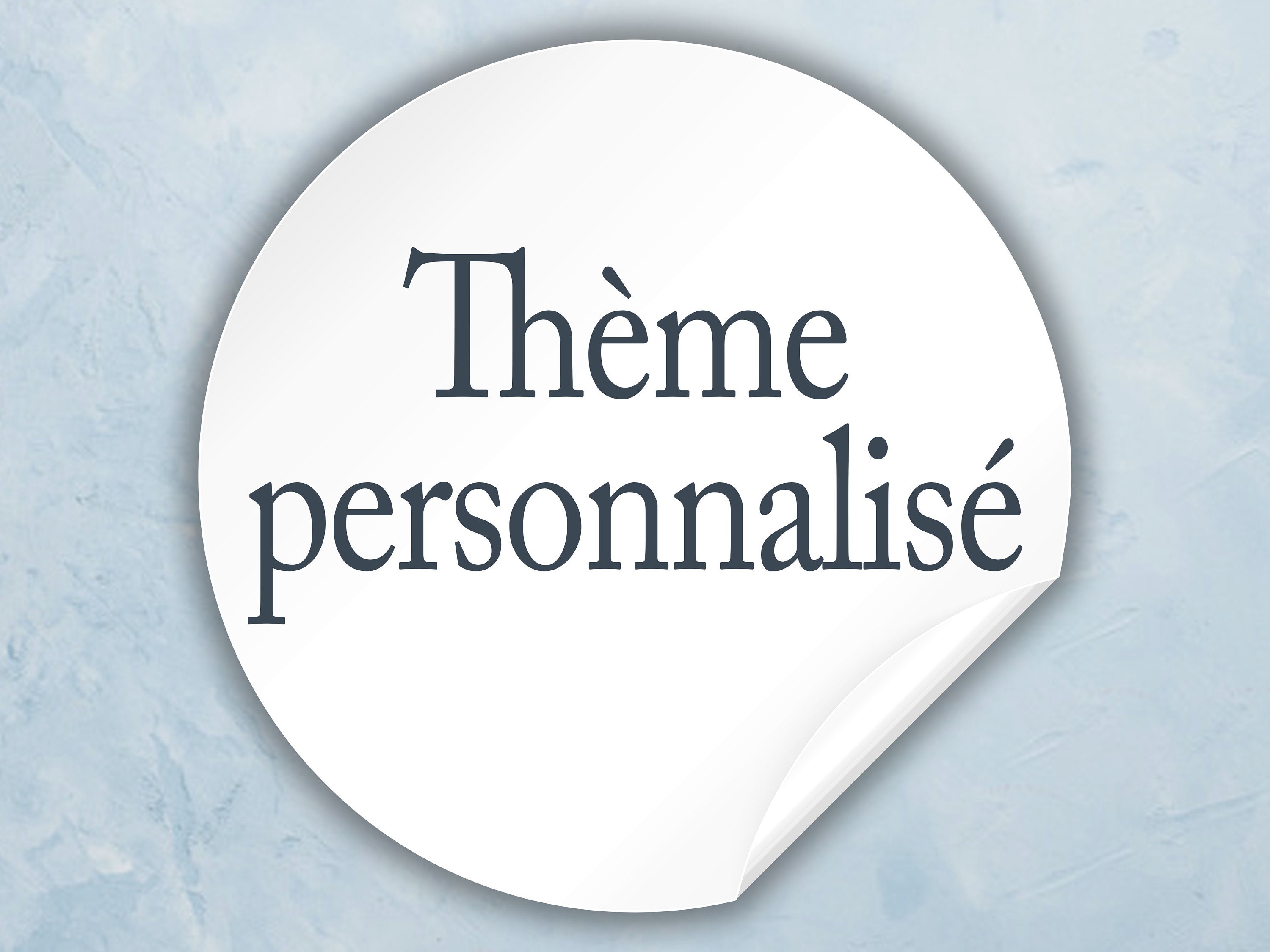 Etiquettes autocollantes personnalisées, étiquettes adhésives, stickers ...