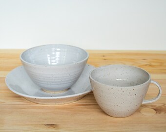 Breakfast Set for 2 Handmade Pottery | Etsy