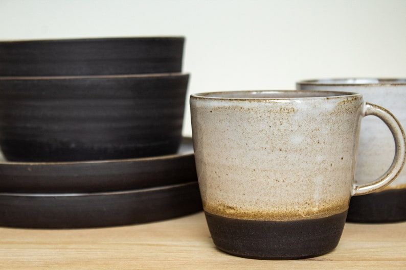 Breakfast Set for 2 Handmade Pottery | Etsy