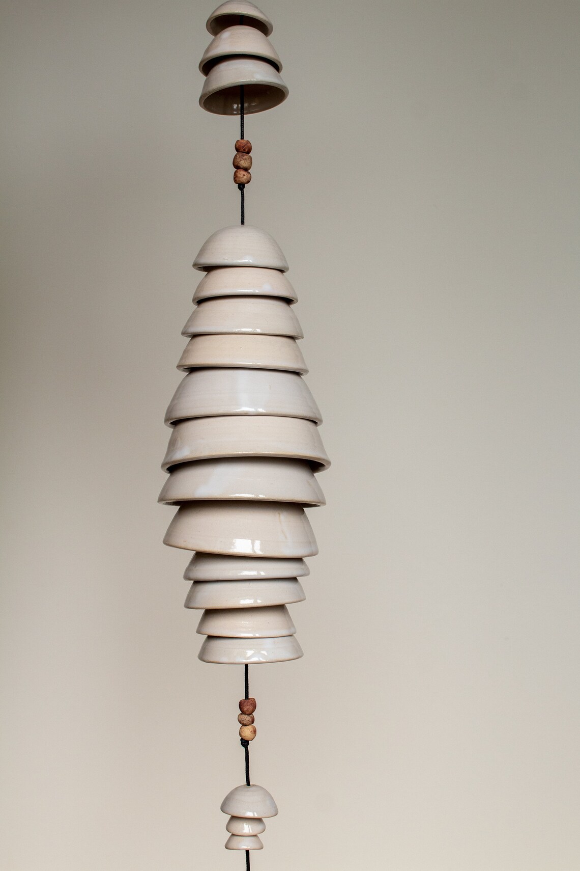 Ceramic wind chime handmade pottery | Etsy