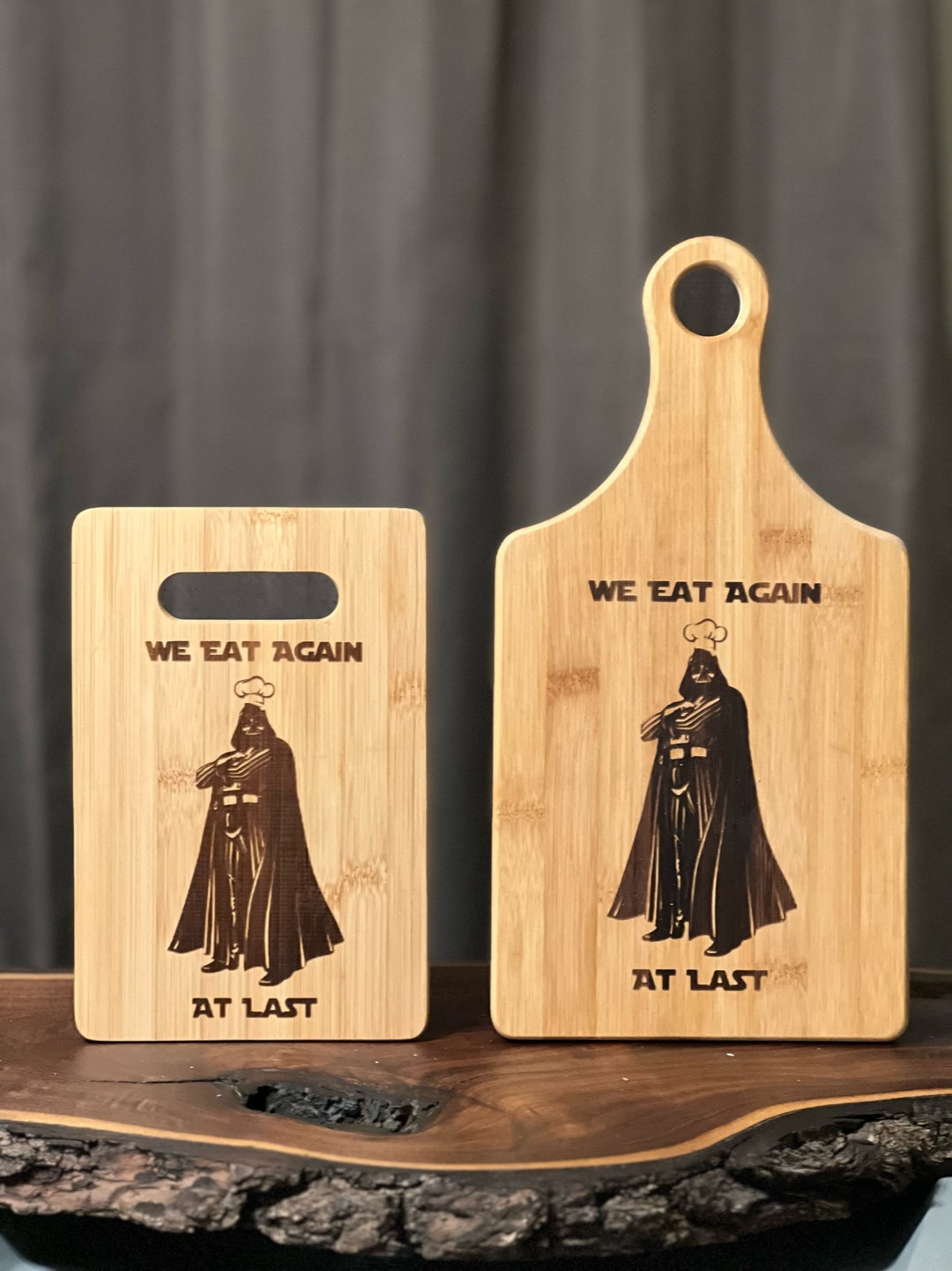 Star Wars Darth Vader We Eat Again Inspired Bamboo Cutting Board ...