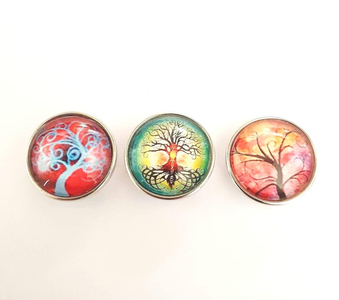 18mm Snap Button Tree of Life of Your Choice - Etsy
