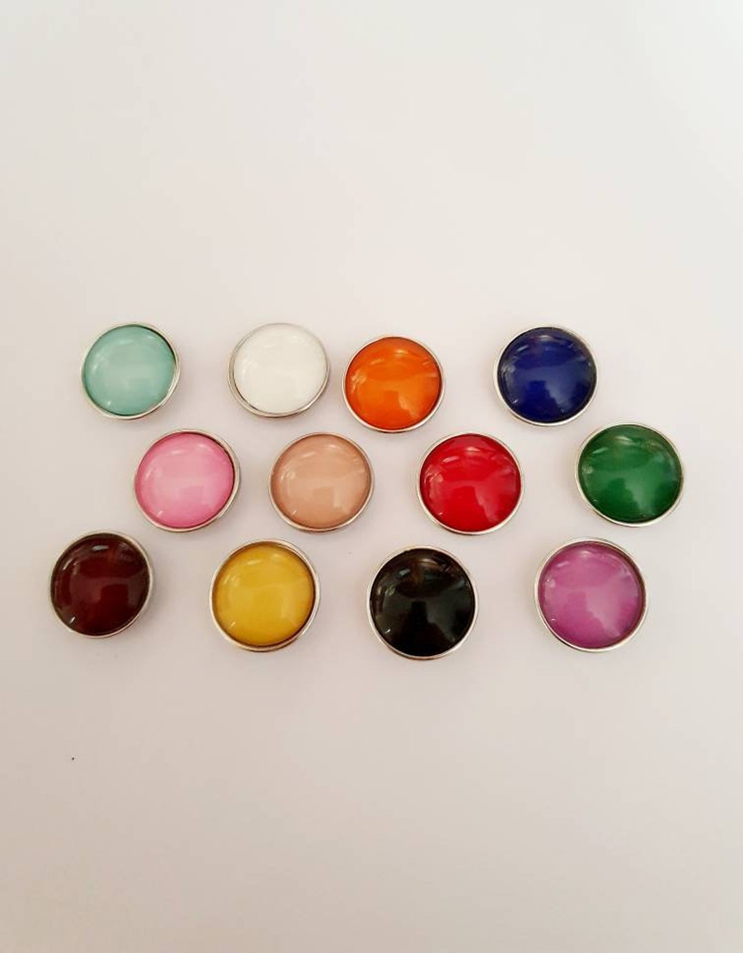 Press Button Different Colors to Choose From - Etsy
