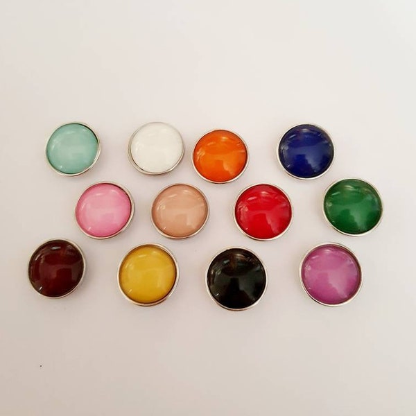 Snap Button Earrings - Etsy