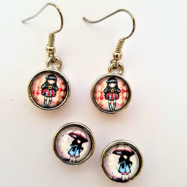 Snap Button Earrings - Etsy