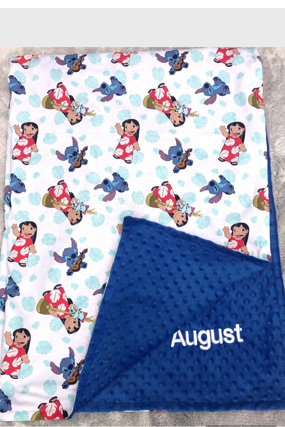 Lilo & Stitch Minky Weighted Blanket: Calming Sensory Blanket, 35"x40 ...
