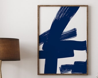 Bold Abstract Art - Etsy