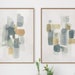 Abstract Watercolor Wall Art Set of 2 Prints Printable Large - Etsy