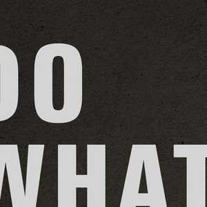 Do What is Right Not What is Easy, Motivational Quote Print, Black Gray ...
