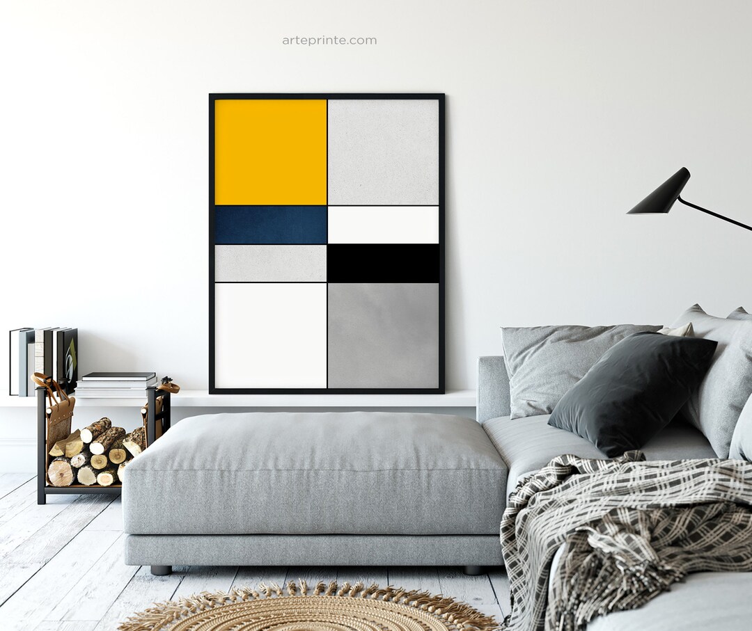 Geometric Abstract Print, Downloadable Prints, Simple Modern Wall Art ...