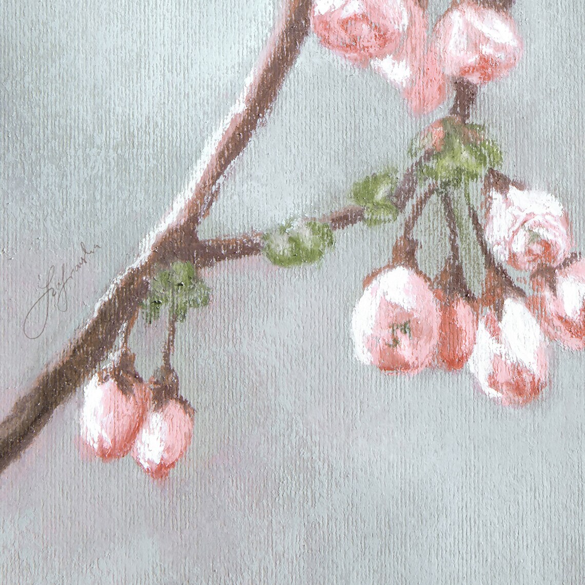 Blossom Apple Tree Wall Art Printable Soft Pastel Painting - Etsy