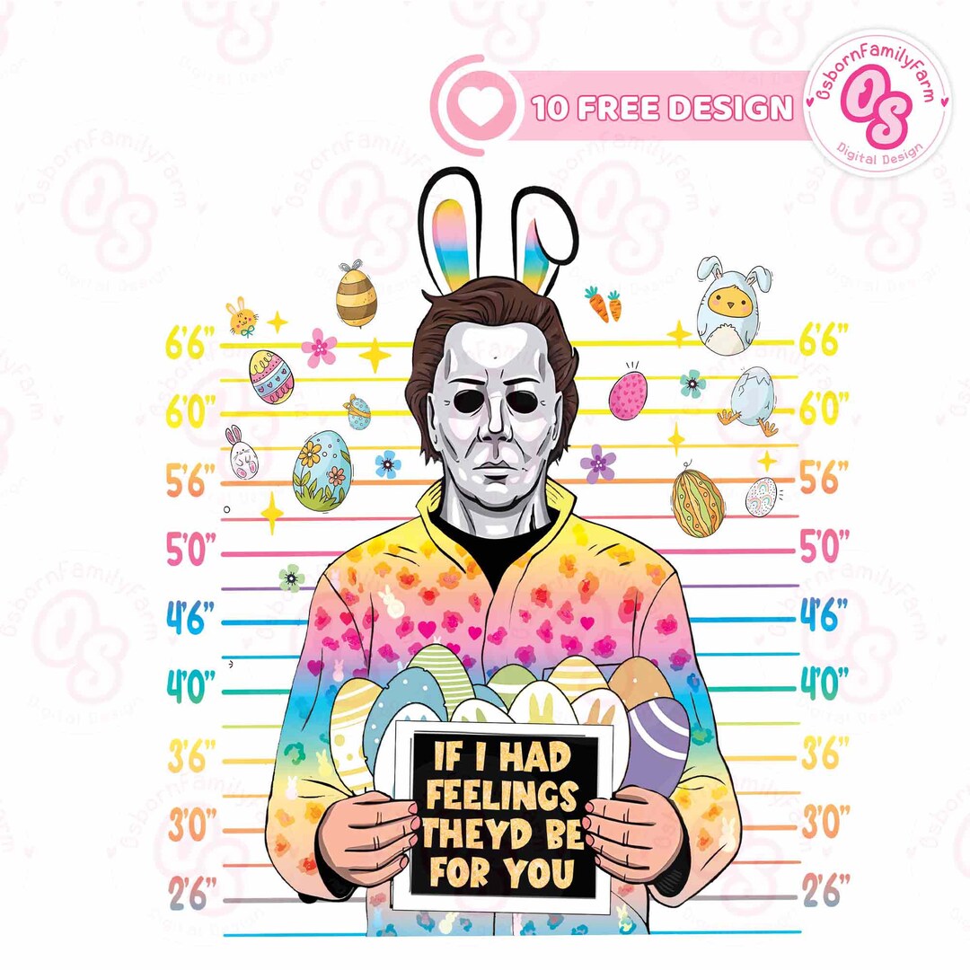 Horror Movie Killer Mugshot PNG, Funny Easter Png, Horror Movie Png ...