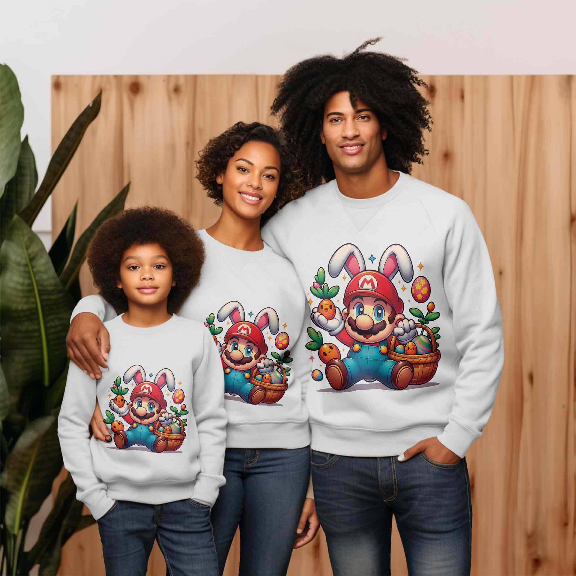 Super Mario Easter Cartoon PNG, Mario Movie Character Bunny Png, Happy ...