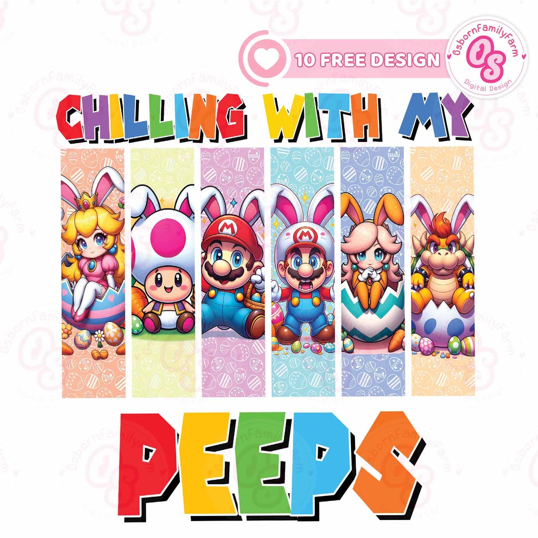 Super Mario Easter Cartoon PNG, Funny Easter Png, Mario Movie Character ...