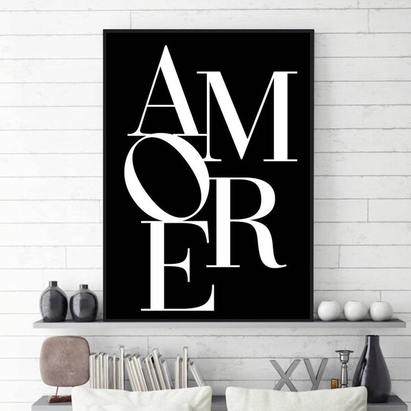 Amore Print - Etsy