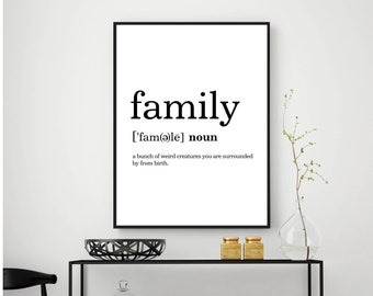 Family poster | Etsy