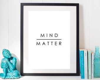 Mind Over Matter | Etsy