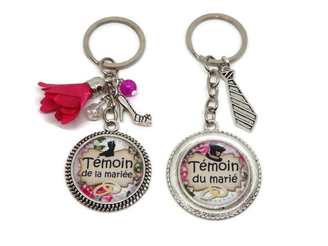 Wedding Witness Duo Key Ring Wedding Witness Gift - Etsy