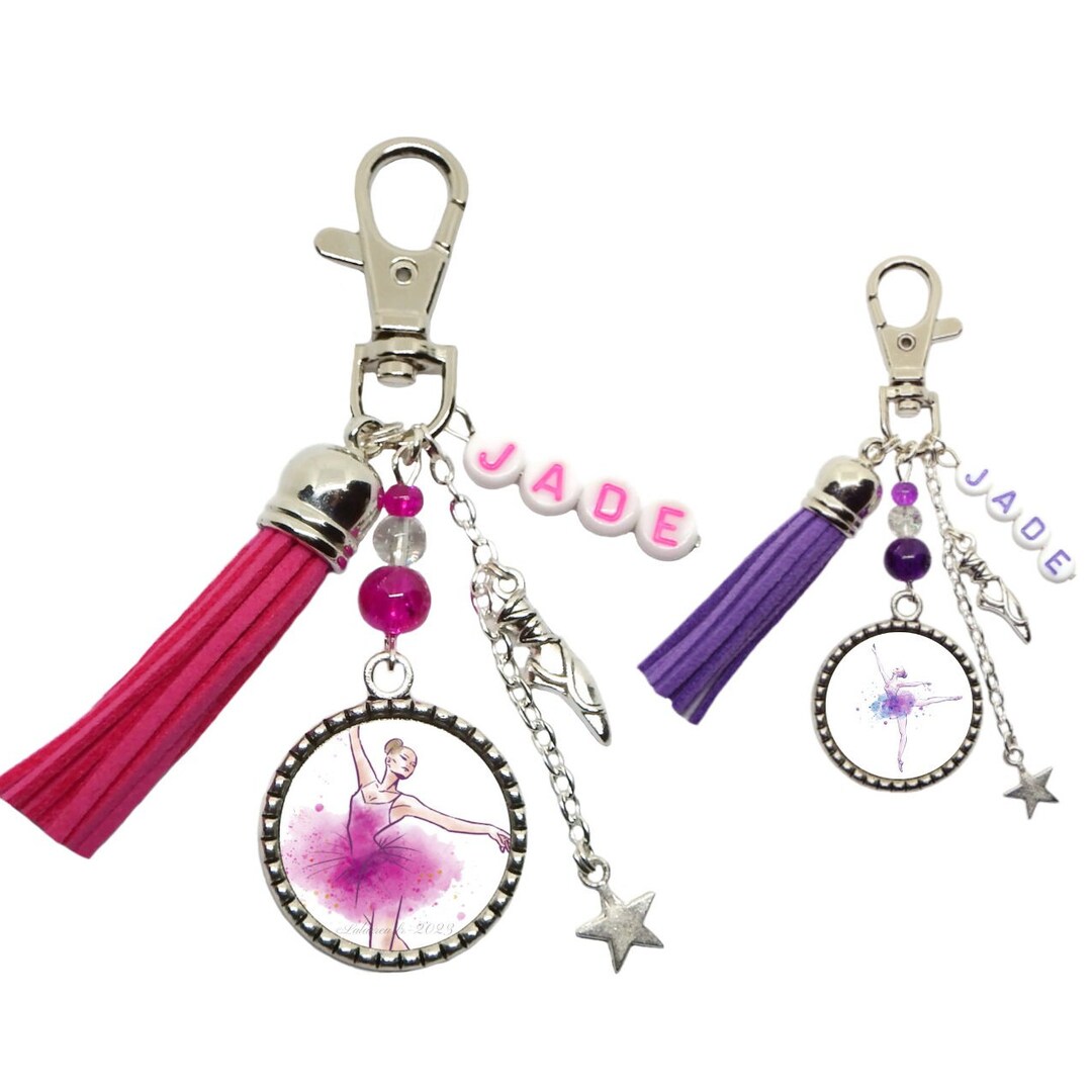Your First Name Personalized Dance Teacher Keyring, Personalized Dancer ...