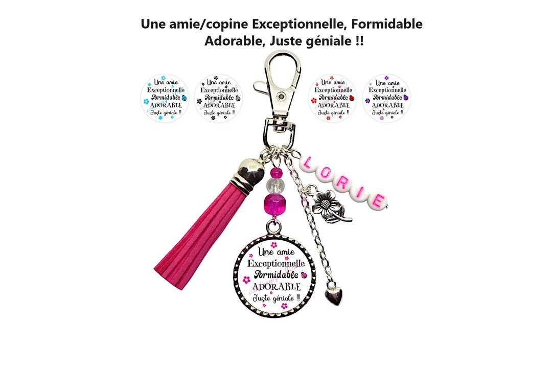 Personalized Girlfriend Keychain - "an Exceptional, Wonderful, Adorable ...