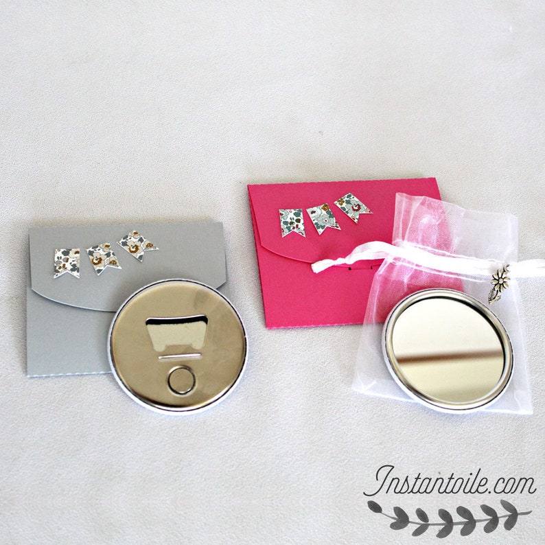 Duo bannière en liberty Betsy merci parrain et | Etsy