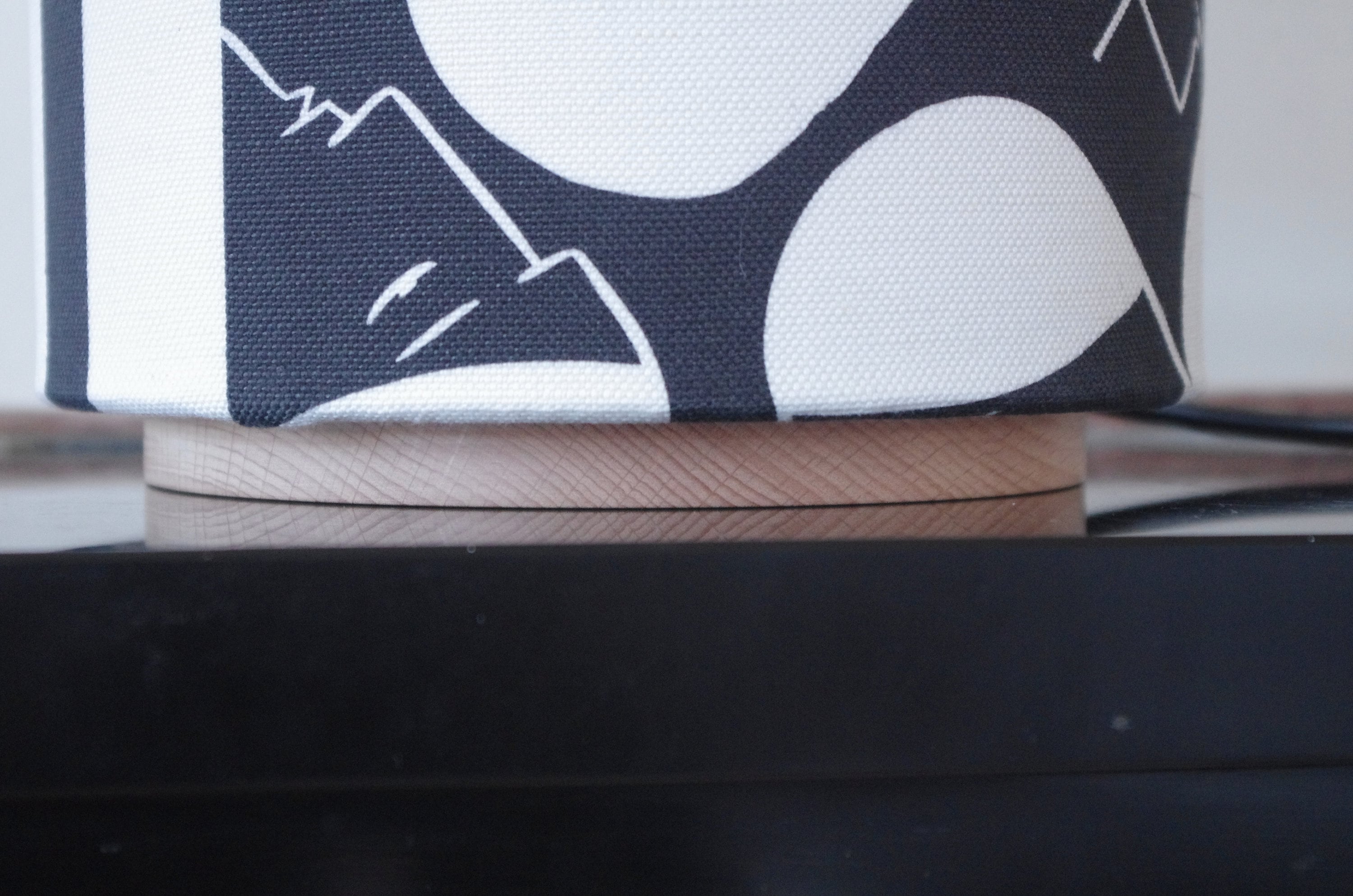 Lamp : Print Fabric original Drawing by French Artist, Woodbase - Etsy UK