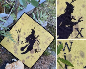 The OWL by the Primitive Hare / Cross Stitch Chart / Counted - Etsy