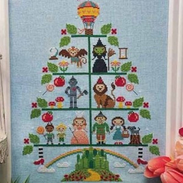 The Wizard of Oz Original Cross Stitch Pattern DIY Oz Kids - Etsy Canada