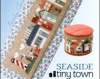 Heart in Hand SEASIDE Tiny Town Cross Stitch Chart Summer Cross Stitch Tiny Town Cross Stitch - Etsy