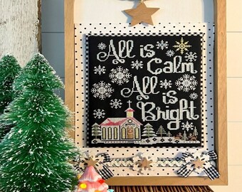 Stitching With the Housewives ALL IS CALM Cross Stitch Pattern ...