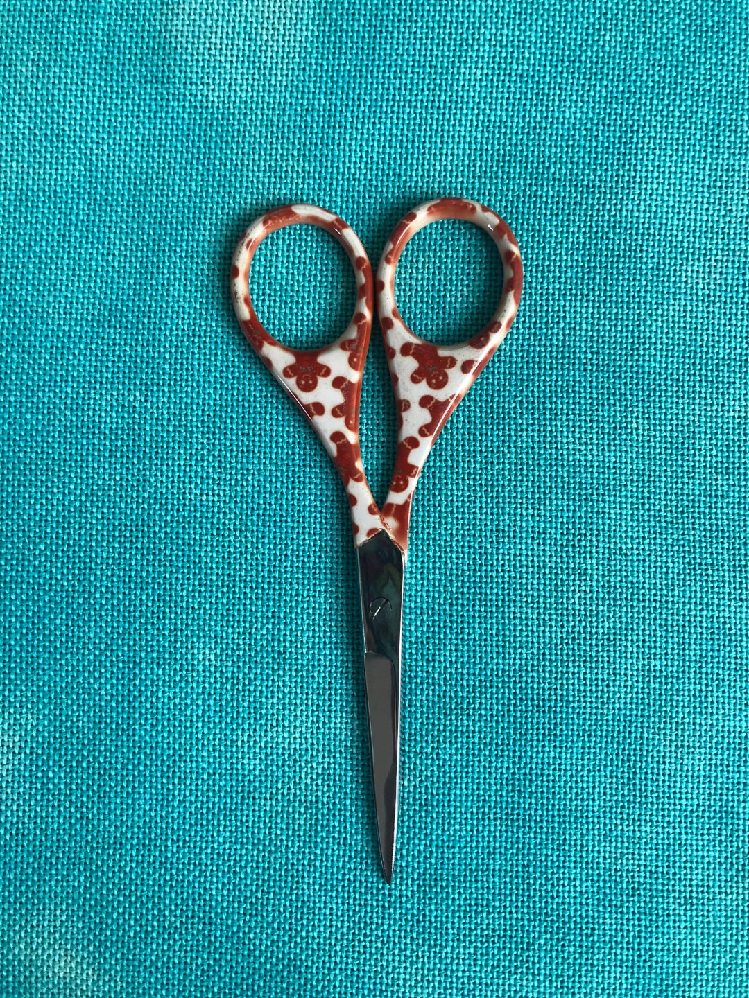 Gingerbread Men Embroidery Scissors - Etsy