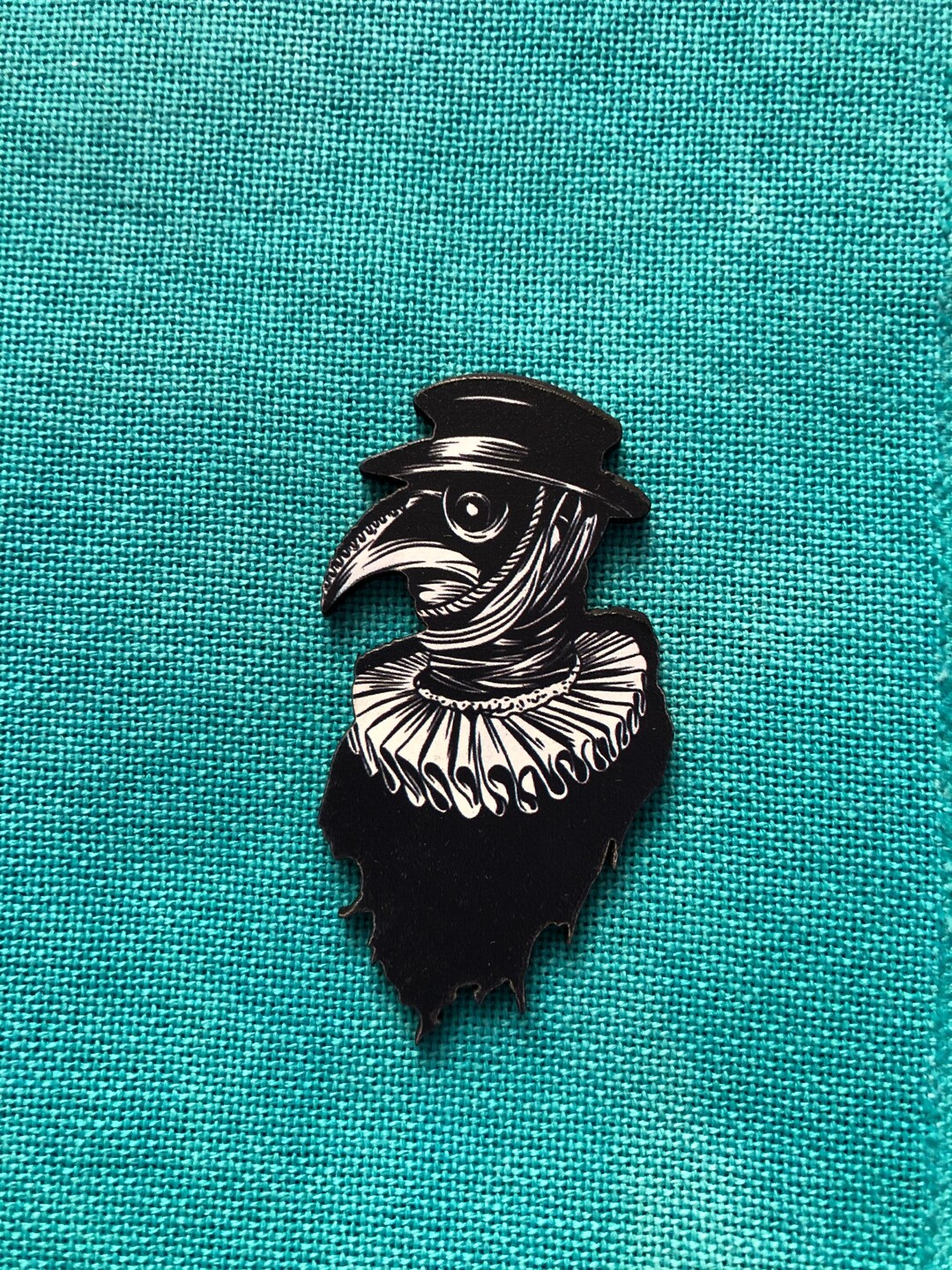 Plague Doctor Mask | Wooden Needle Minder | Cover Minder - Etsy