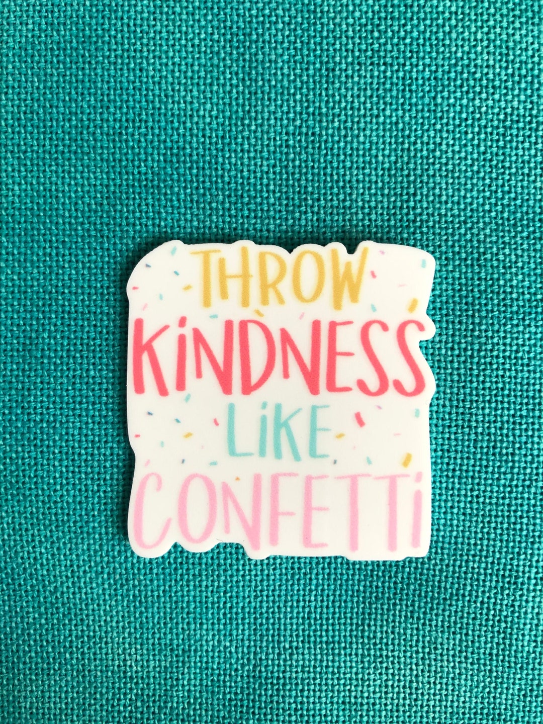 Throw Kindness Like Confetti Needle Minder Cover Minder - Etsy