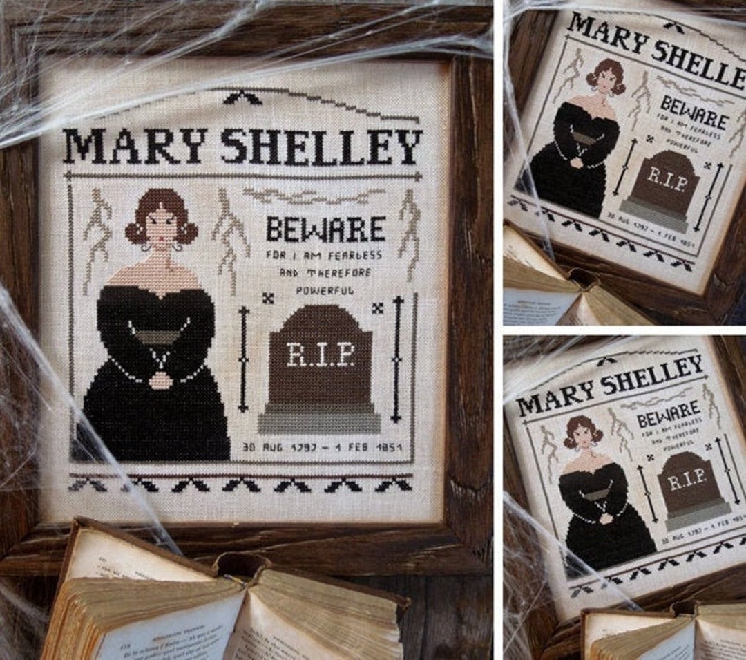 Mary Shelley | the Little Stitcher | Cross Stitch Chart - Etsy
