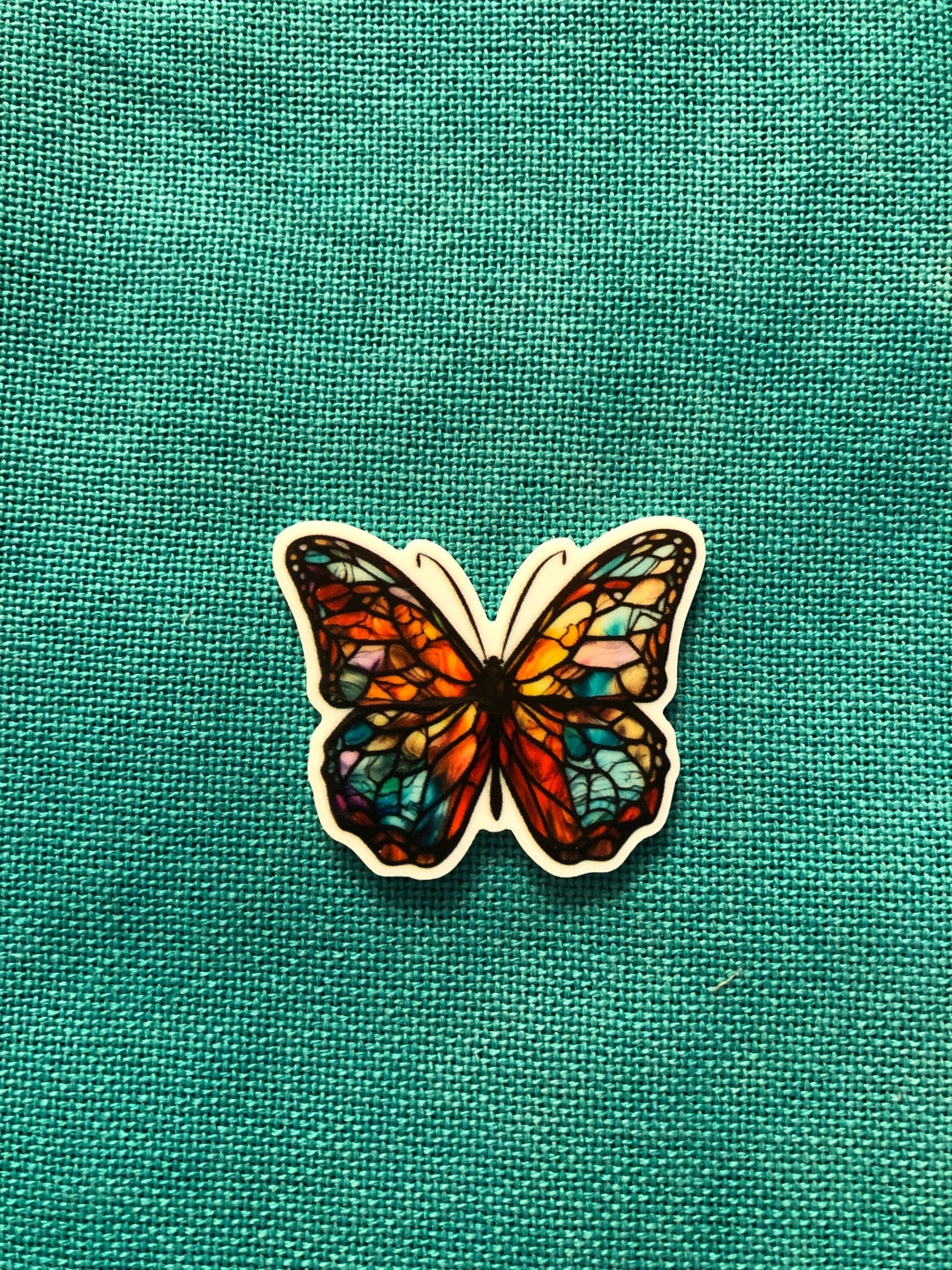 Stained Glass Butterfly | Needle Minder | Cover Minder - Etsy