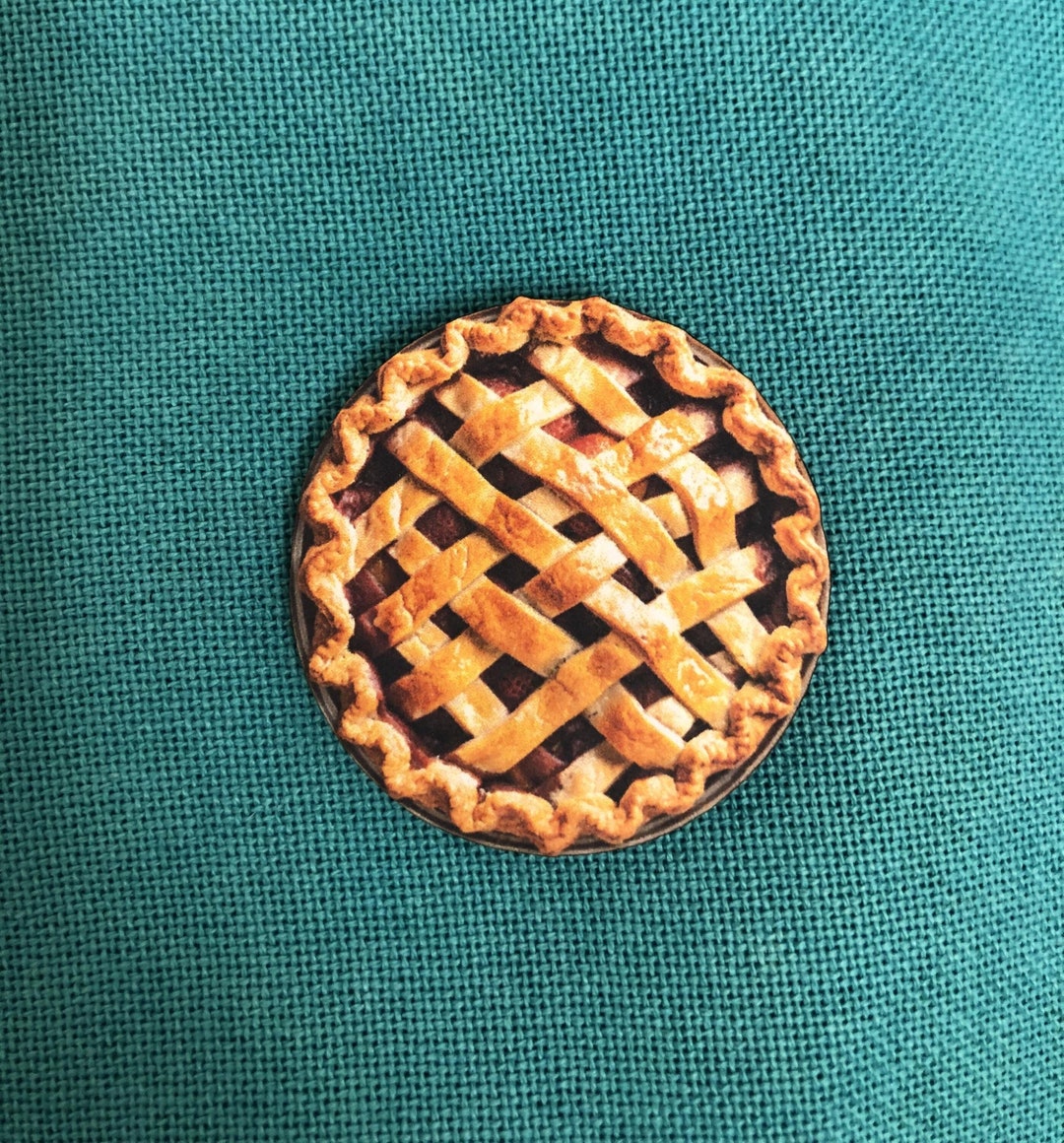 Lattice Pie | Wooden Needle Minder | Cover Minder - Etsy