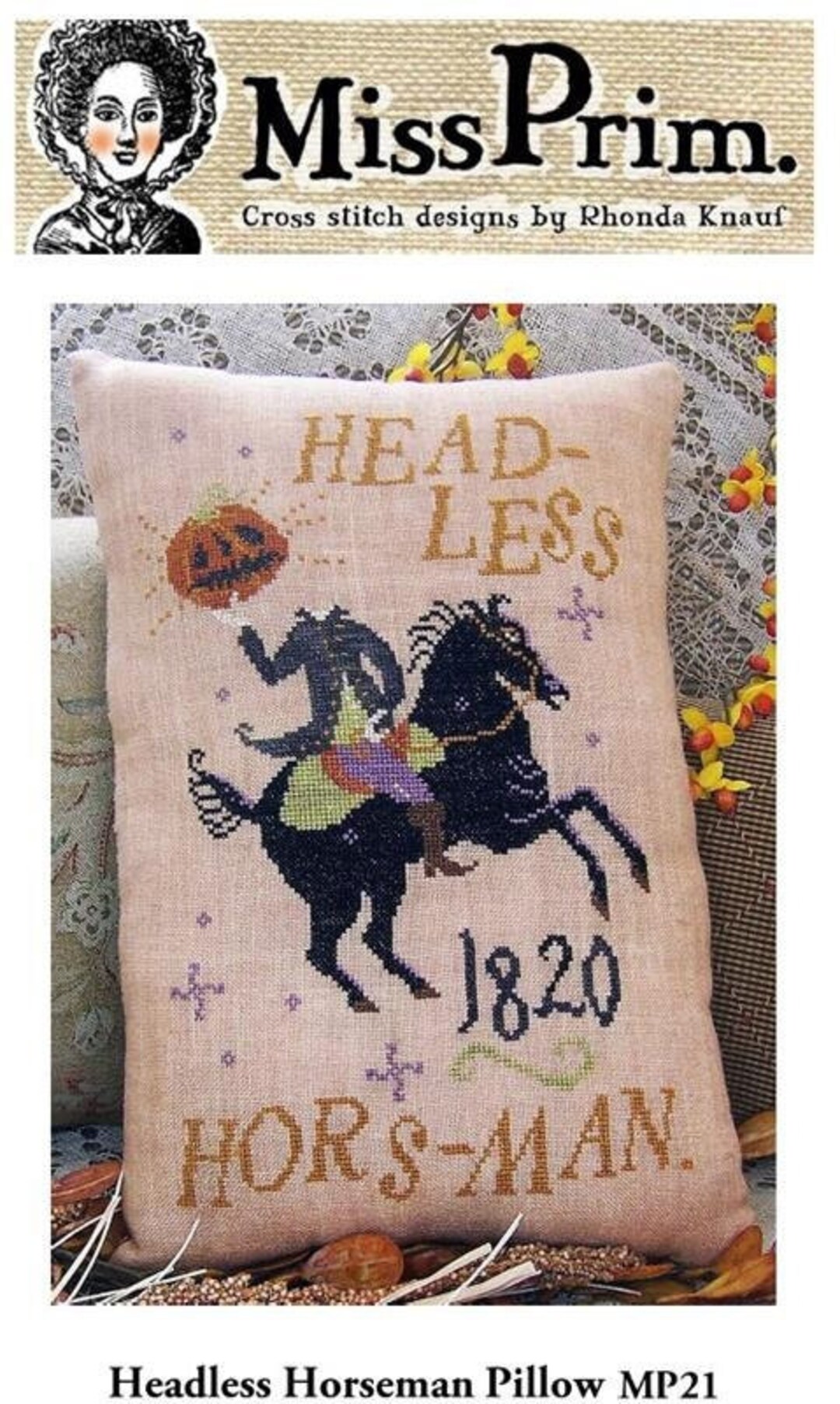Headless Horseman | Miss Prim | Cross Stitch Pattern - Etsy