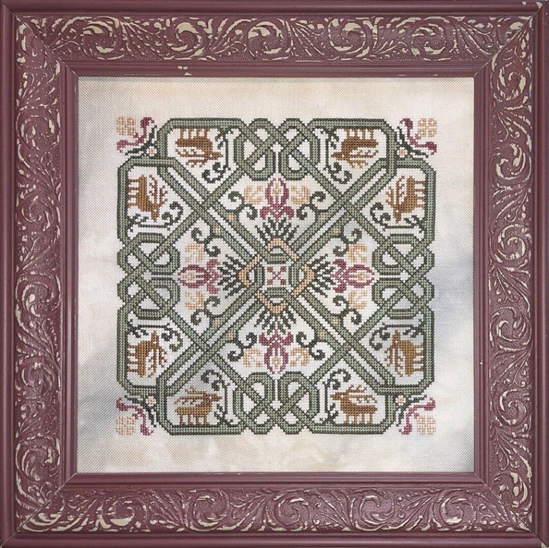 Forest Path | Ink Circles | Cross Stitch Chart - Etsy