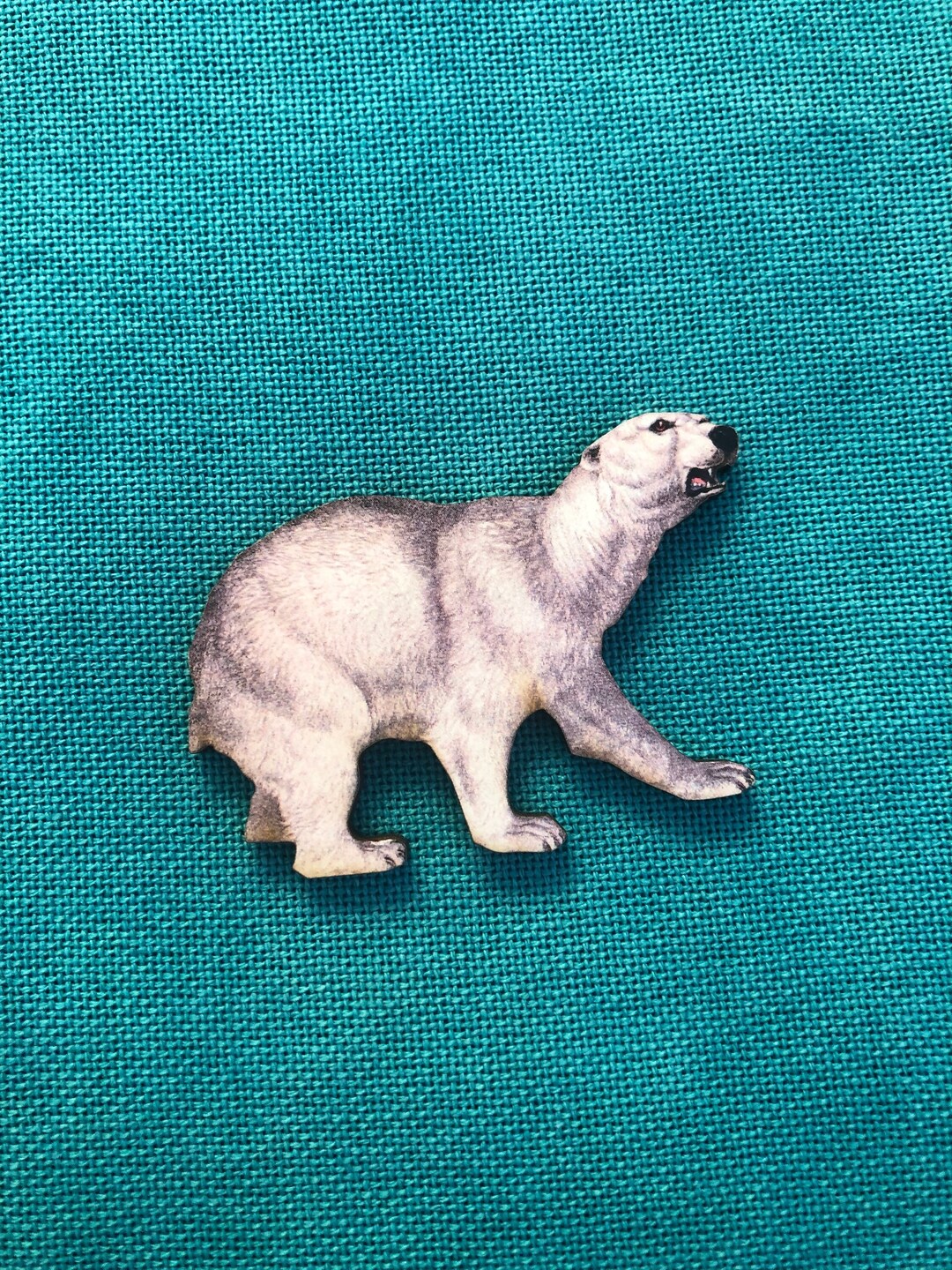 Big Bear | Wooden Needle Minder | Cover Minder | Large Minder - Etsy