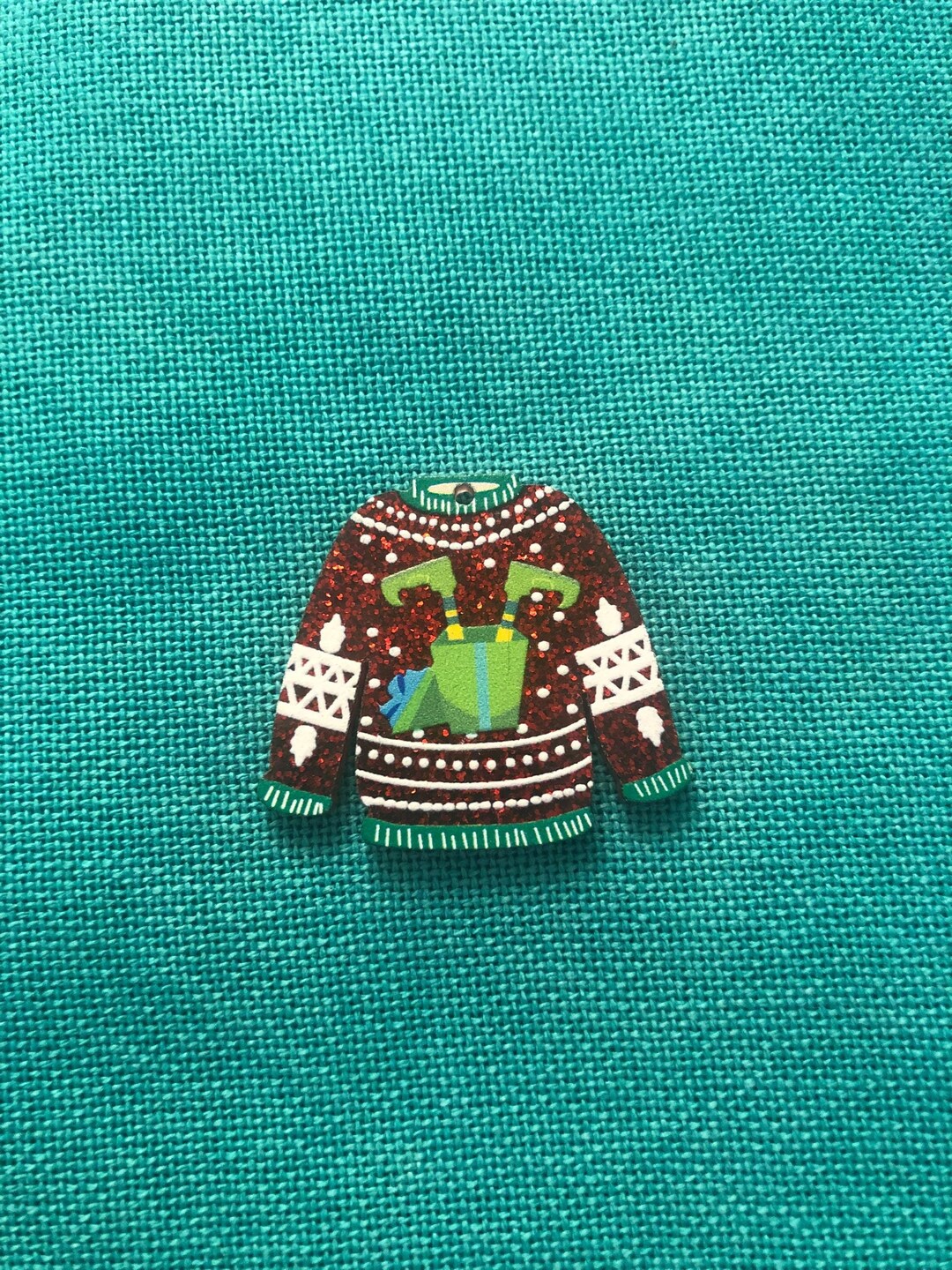 Clumsy Elf Sweater | Acrylic Needle Minder | Cover Minder - Etsy