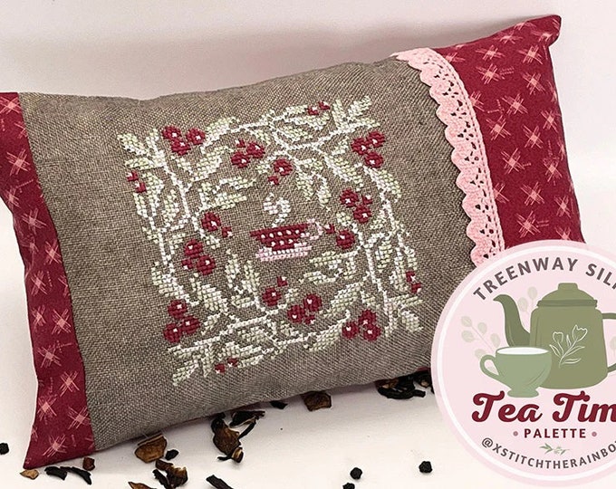 Teaberry Tile | Ink Circles | Cross Stitch Chart - Etsy