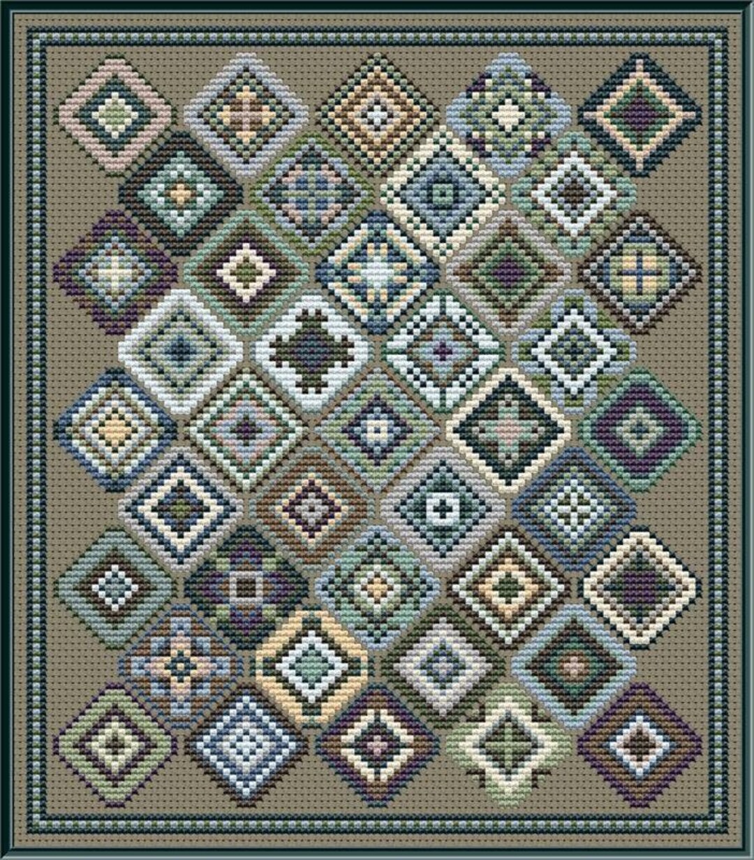 River Rock | Carolyn Manning | Cross Stitch Pattern - Etsy