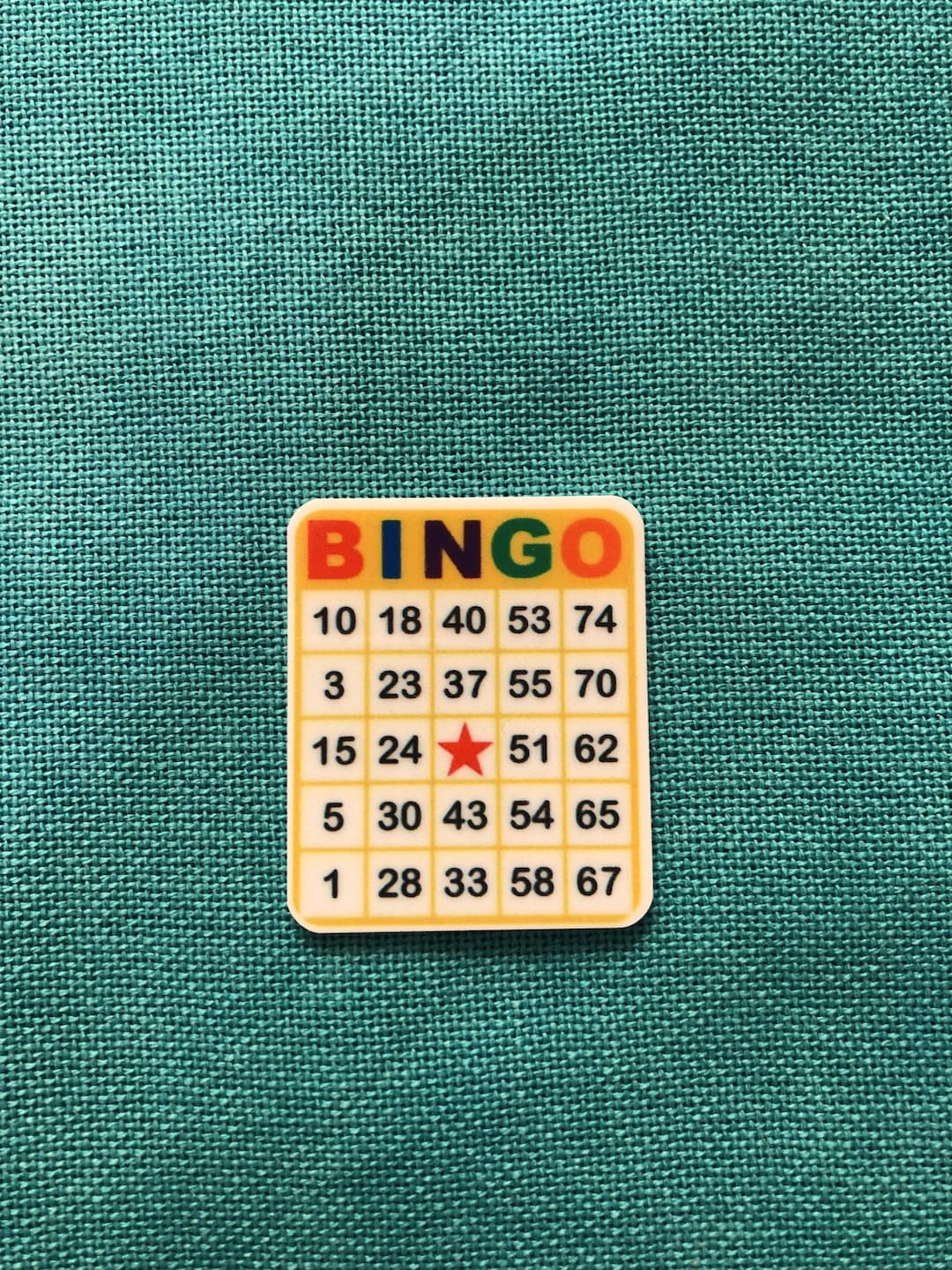 Fun Bingo Card | Needle Minder | Cover Minder - Etsy