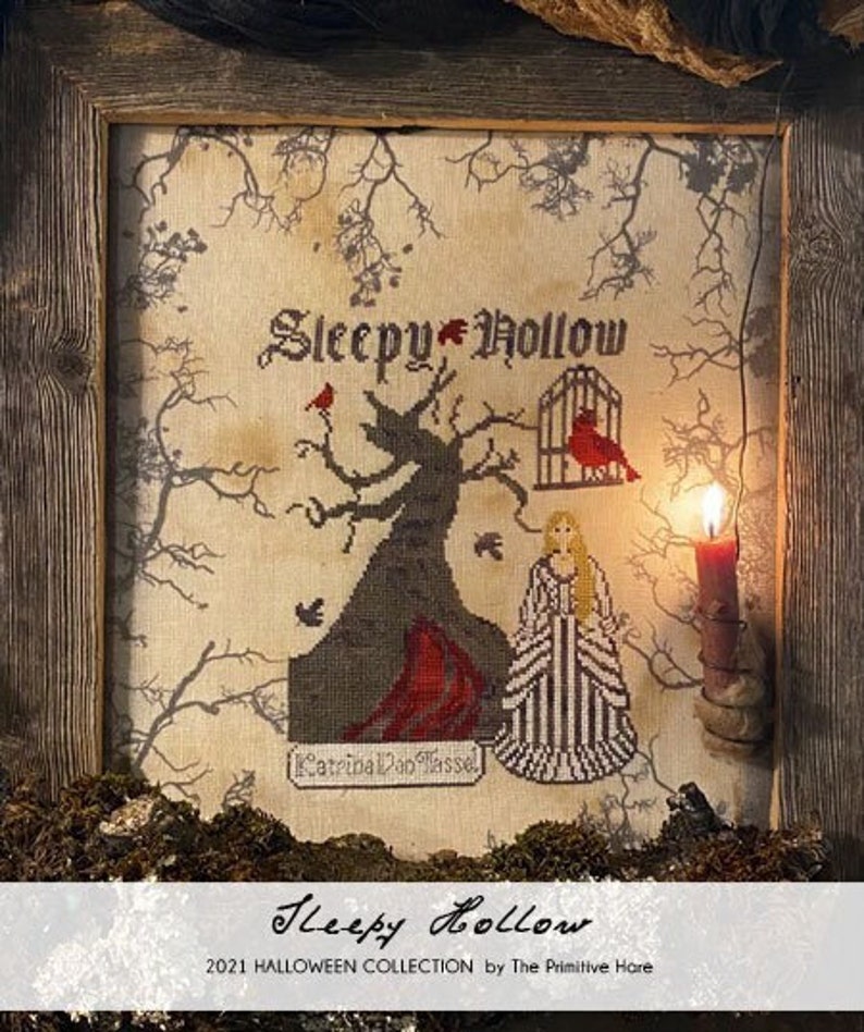 Sleepy Hollow the Primitive Hare Cross Stitch Chart - Etsy